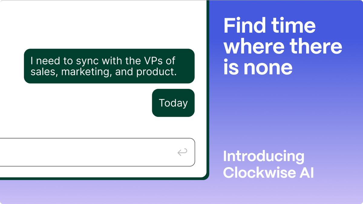 AI Calendar powered by GPT | Clockwise AI